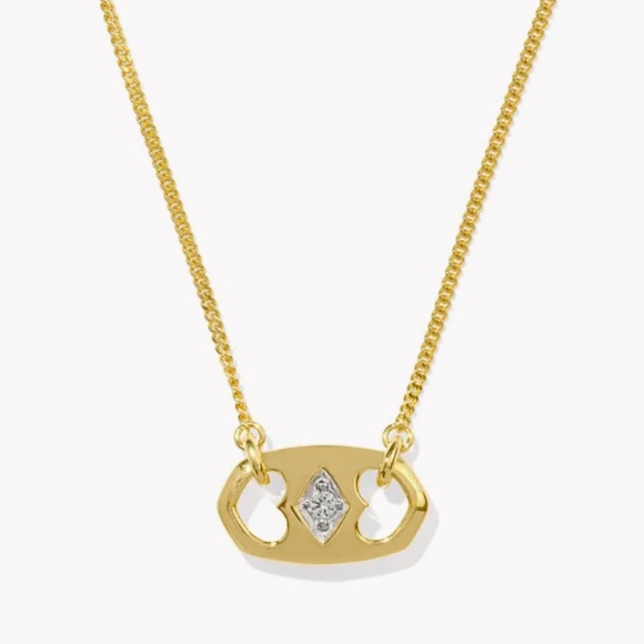 Kendra Scott | Jewelry | Kendra Scott Elisa Sparkle Tab Pendant ...